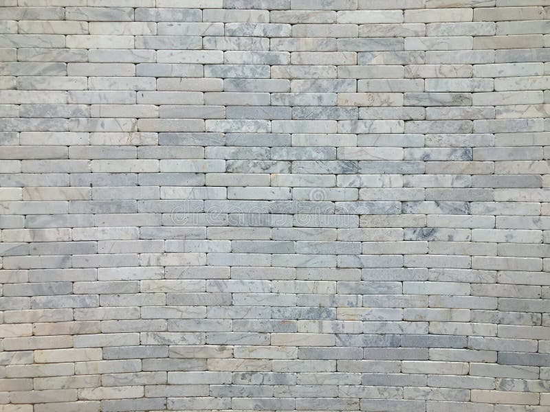 Background of White Marble Brick Wall Textures. Stock Image - Image of ...