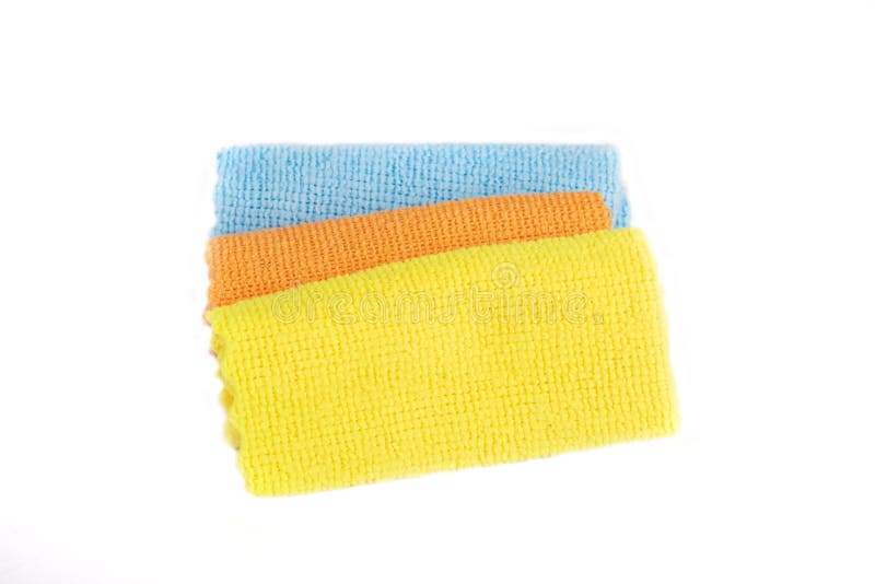 Background. White. Microfiber Cloth. There is a Small Shadow Stock ...