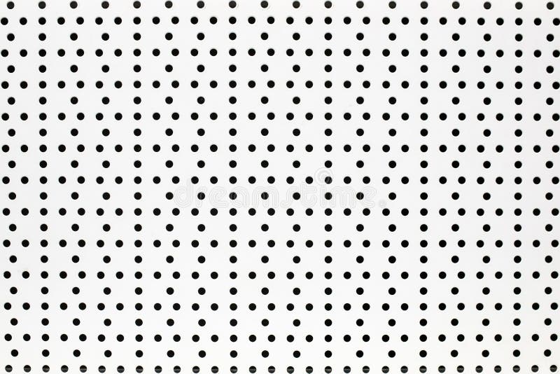 Background of White Perforated White Painted Metal Sheet Stock Image ...