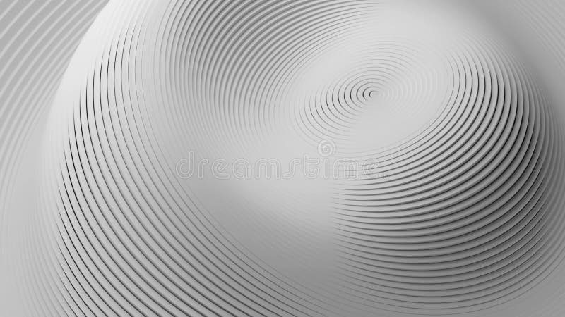 Background of White Rings Moving in Waves. Loop Animation Stock Video ...