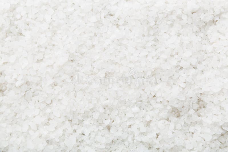 Background from White Sea Salt. Coarse Rock Salt Texture Witth Copy ...