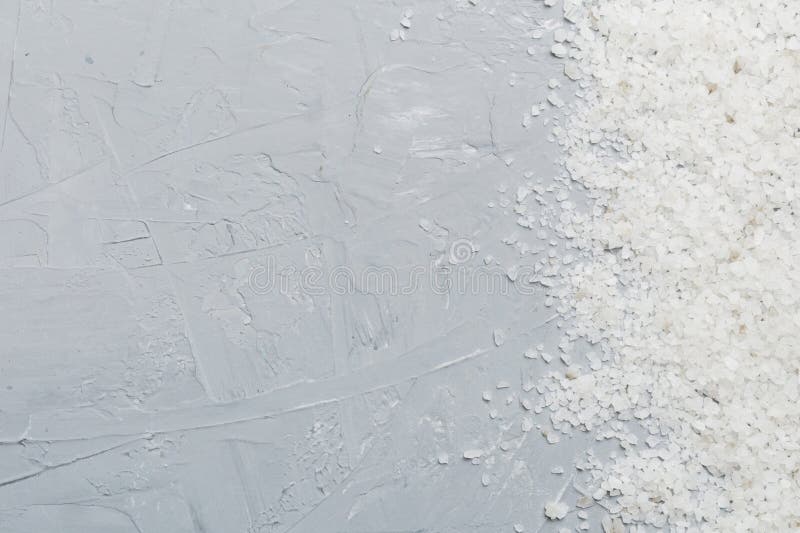 Background from White Sea Salt. Coarse Rock Salt Texture Witth Copy ...