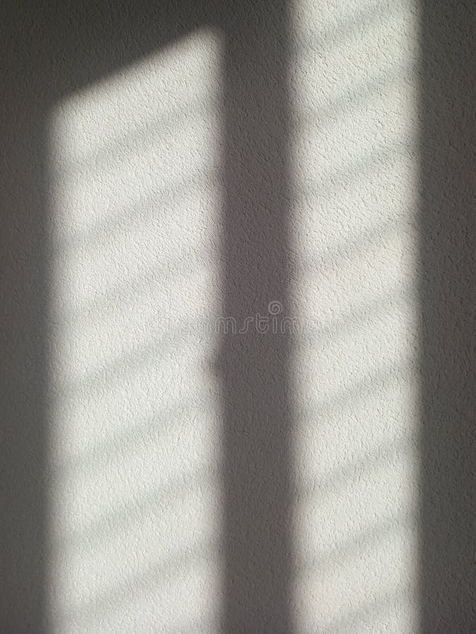 Background of White Shadow from Window on White Wall. Abstract. Light ...