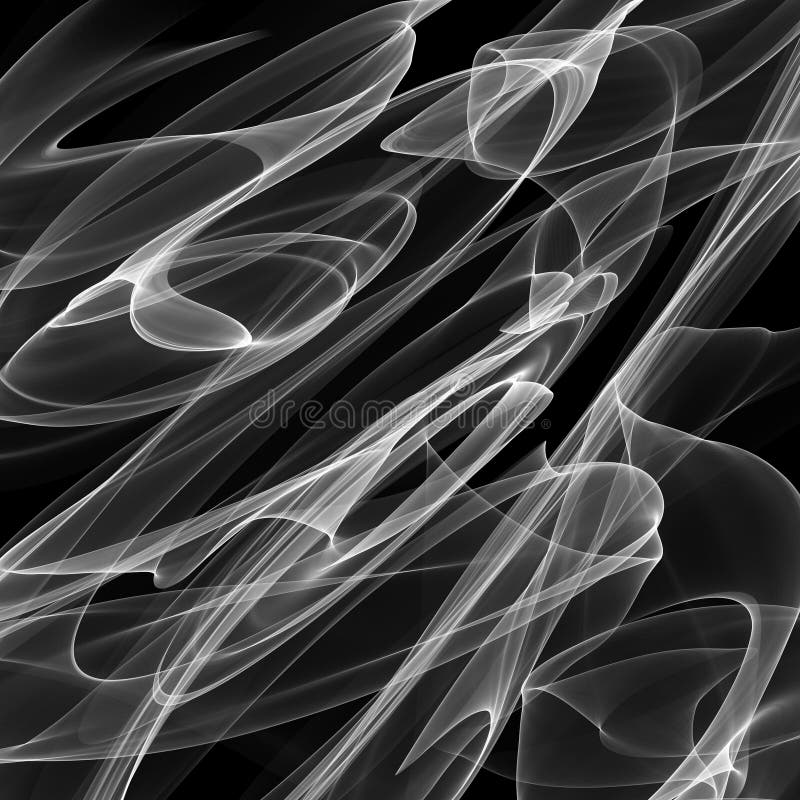 Background of White Smoke in the Air on Dark Stock Illustration ...