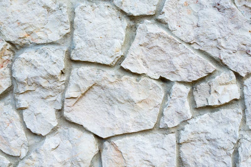 Background of White Stone Wall Texture Stock Photo - Image of material ...