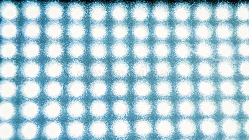 Background White Stretch of LED Lights. Close Up Stock Photo - Image of ...