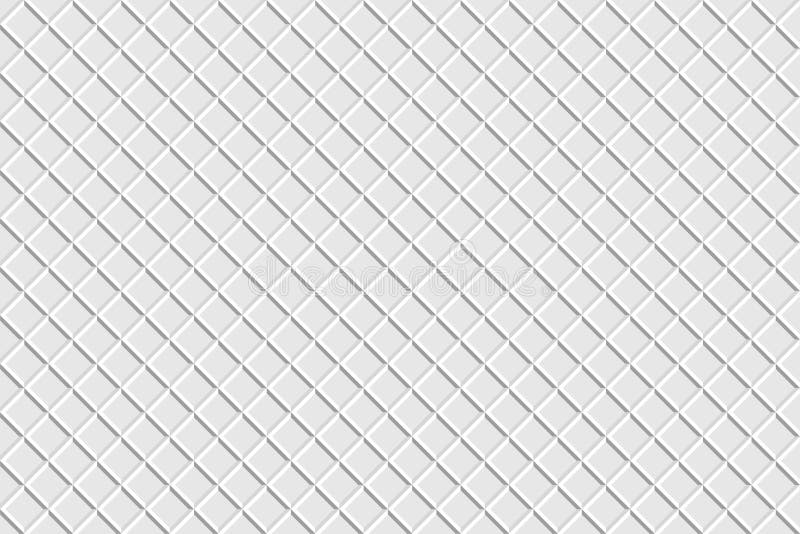 Texture Waffle White Color. 3D Render Stock Illustration - Illustration ...