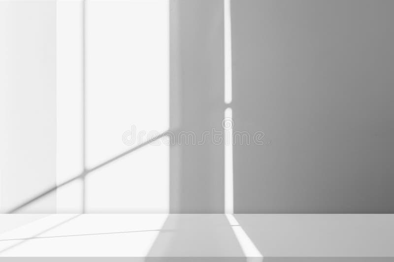 Background White Wall Studio with Shadow Shadow, Light Cement Floor ...