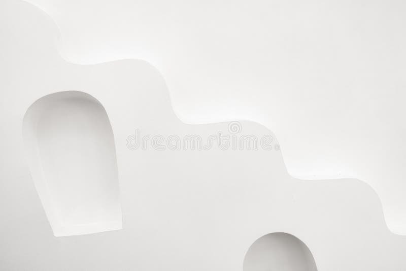 Background White Wall Studio Surface Texture with Lines Curve Pattern ...