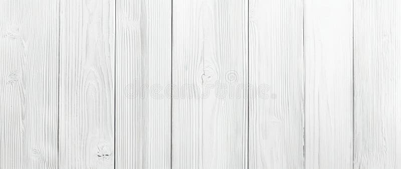 Background with White Wood Texture, Wide Wooden Plank Panel Pattern ...