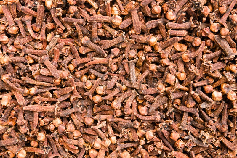 Background of Whole Dried Cloves Stock Photo - Image of aromatic ...