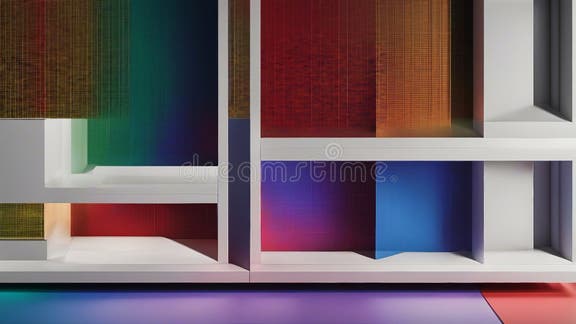Background with Windows a Basic RGB Image with Three Rectangles of ...