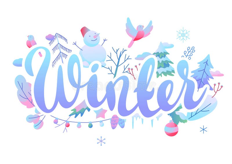 Winter Items Stock Illustrations – 6,462 Winter Items Stock ...