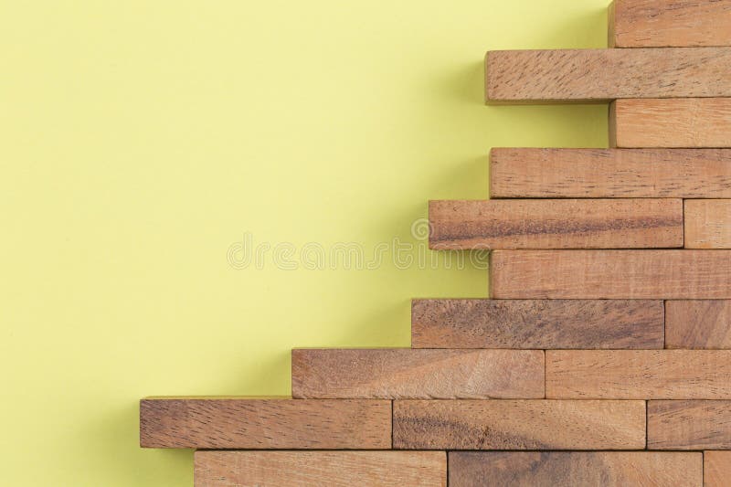 Background of Wooden Blocks. Top View. Stock Image - Image of black ...