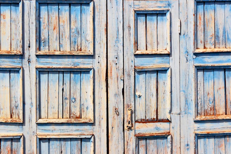 Background of a Wooden Old Door Stock Photo - Image of nail, doorway ...