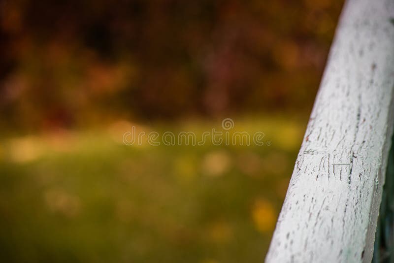 Background with Wooden Railing on the Street Stock Image - Image of ...