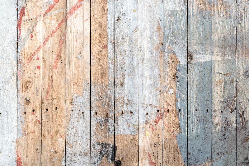 Background of a Wooden Weathered Painted Deck Surface. Stock Image ...