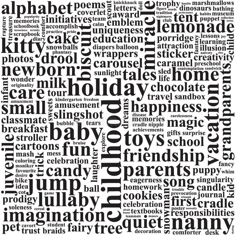 Background with words stock vector. Illustration of background - 77030603