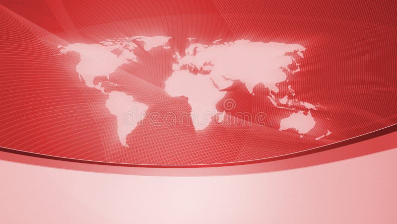 Background with World Map, Red Stock Illustration - Illustration of ...