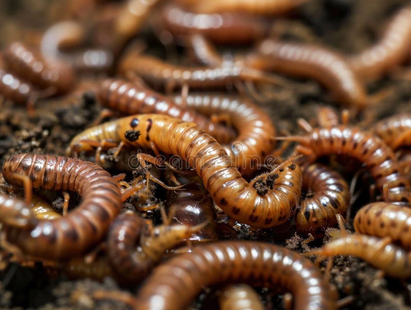 Background of Worms Extremely Closeup. Stock Photo - Image of worms ...