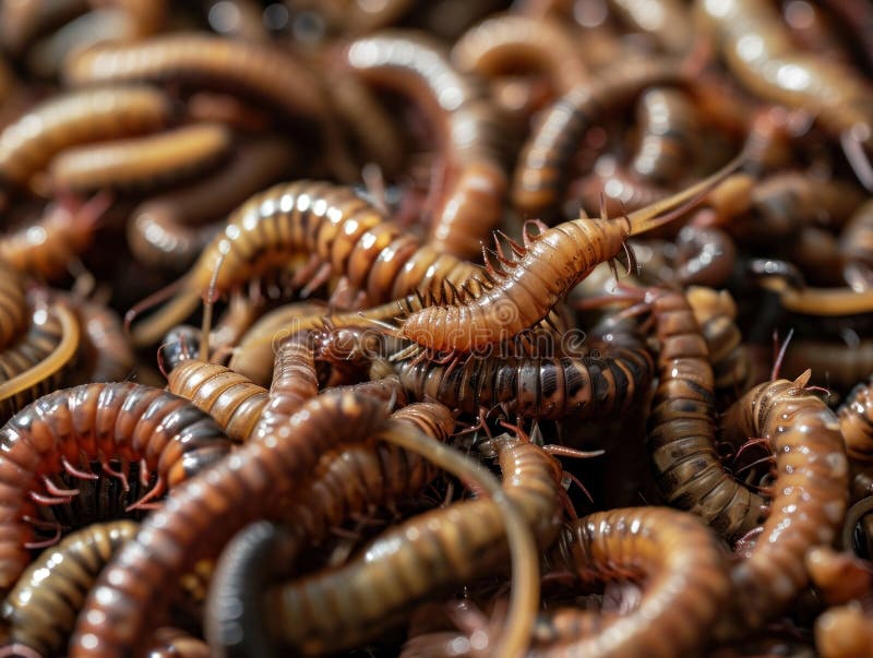 Background of Worms Extremely Closeup. Stock Photo - Image of natural ...