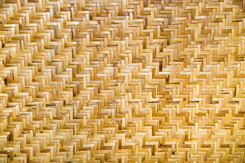 Background of Woven Rattan Anthracite Yellow and White with a Beautiful ...