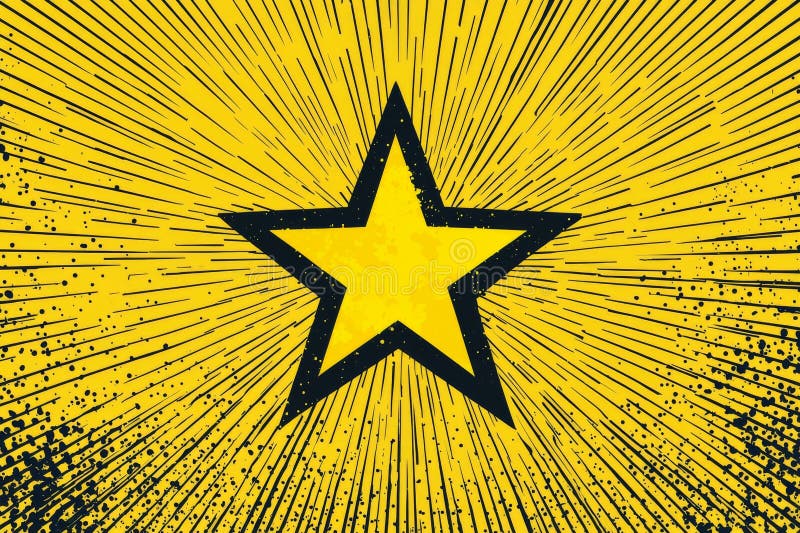 A Background in Yellow and Black, Showcasing Zigzag Panels, Action ...