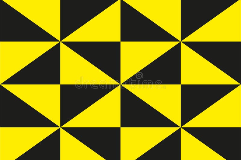 Background from Yellow and Black Triangles Stock Illustration ...