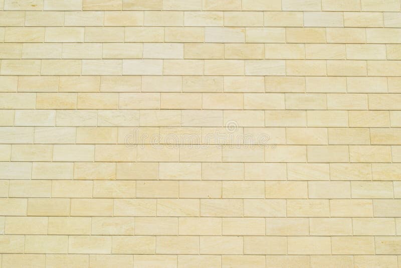 Background of Yellow Bricks. Wall of Yellow Bricks. the Texture of the ...
