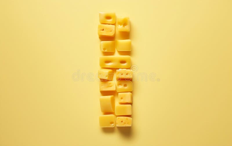 A Background of Yellow with Cheese Strips.ai Stock Illustration ...