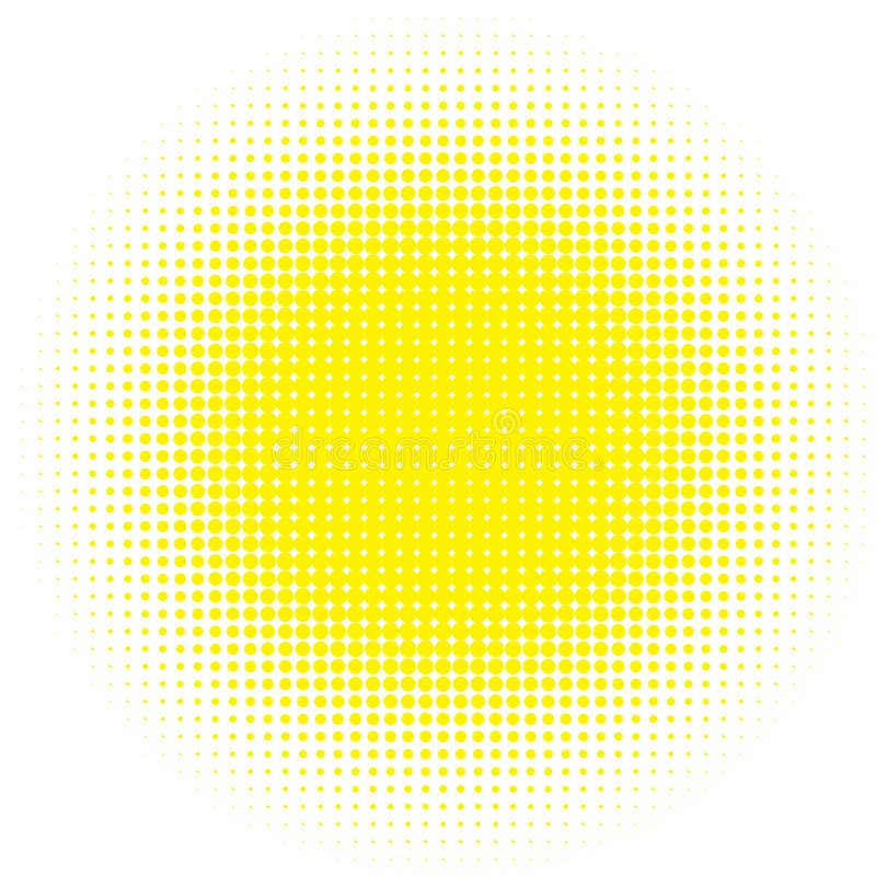The Background of Yellow Dots of Different Sizes Have Different Density ...