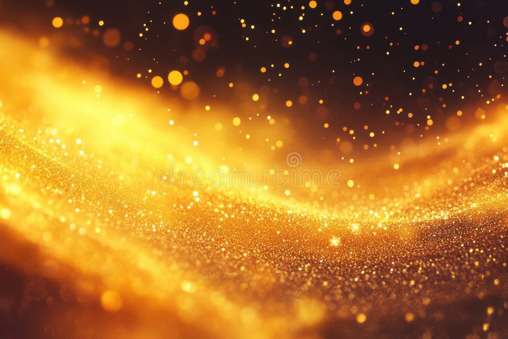 A Background of Yellow Glitter, High-resolution, Gold Texture Stock ...