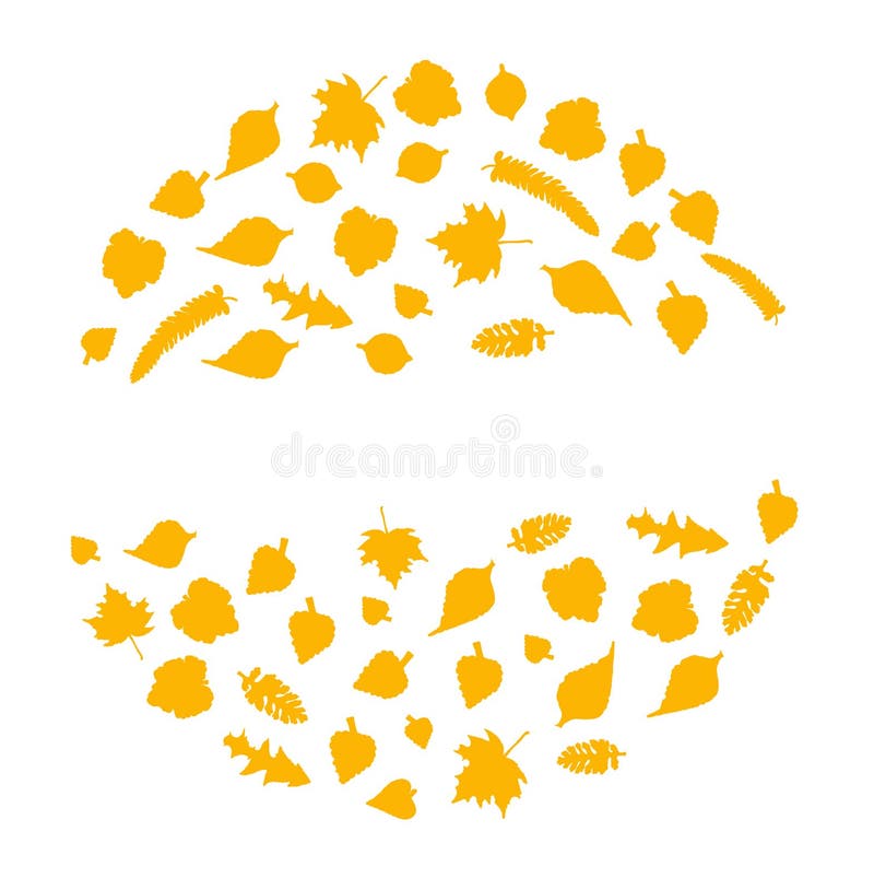 Background with Yellow Leaves Stock Vector - Illustration of bright ...