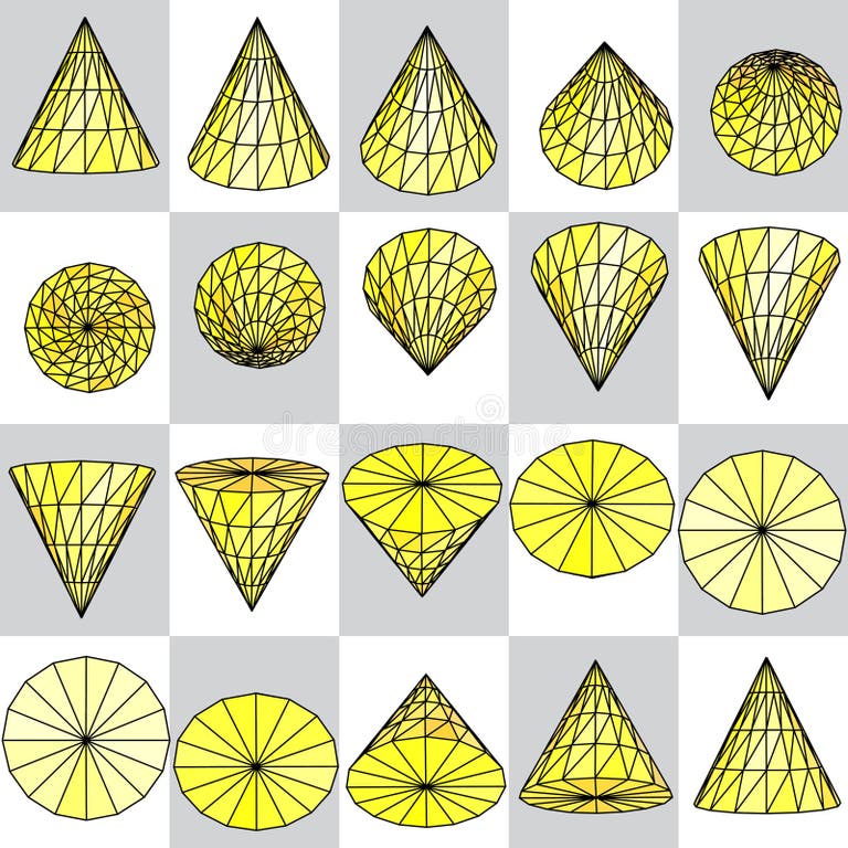 Yellow Cone Stock Illustrations – 38,432 Yellow Cone Stock ...