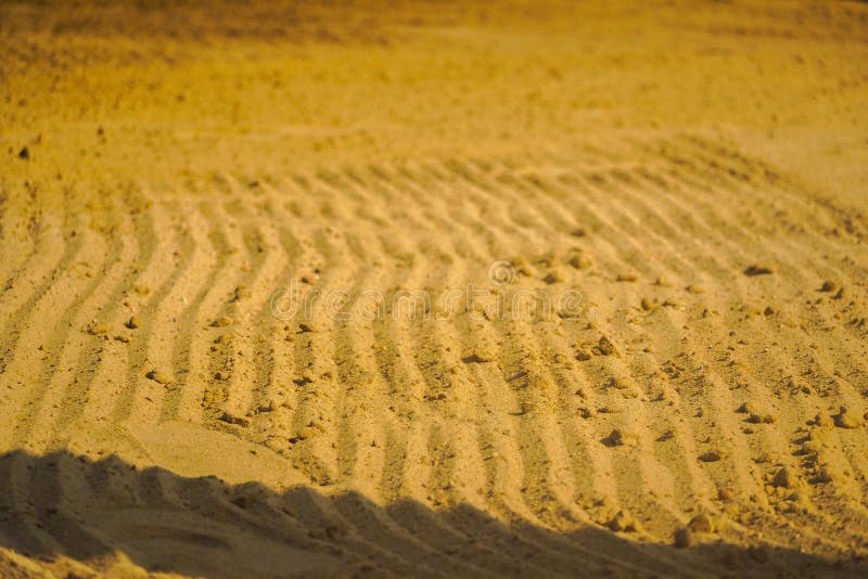 Background of Yellow Sand Lined in Straight Lines Stock Photo - Image ...