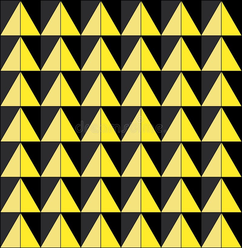 Background with Yellow Triangles. Raster Stock Illustration ...