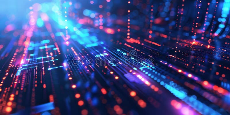 In the Background, You Can Find Abstract Digital Data and Technology ...