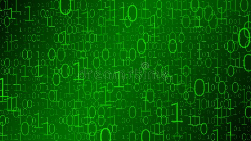 Background of Zeros and Ones Stock Vector - Illustration of science ...
