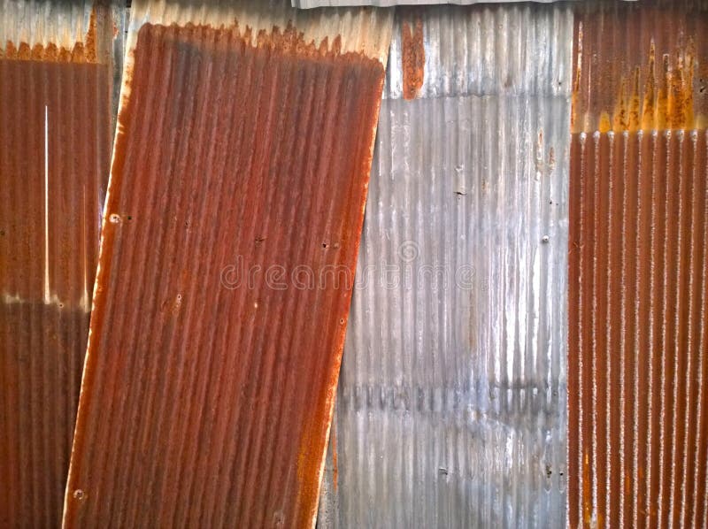 Background of Zinc Wall Paper Stock Photo - Image of built, dirty: 67120608