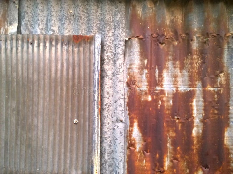 Background of Zinc Wall Paper Stock Photo - Image of rough, dirty: 67120676