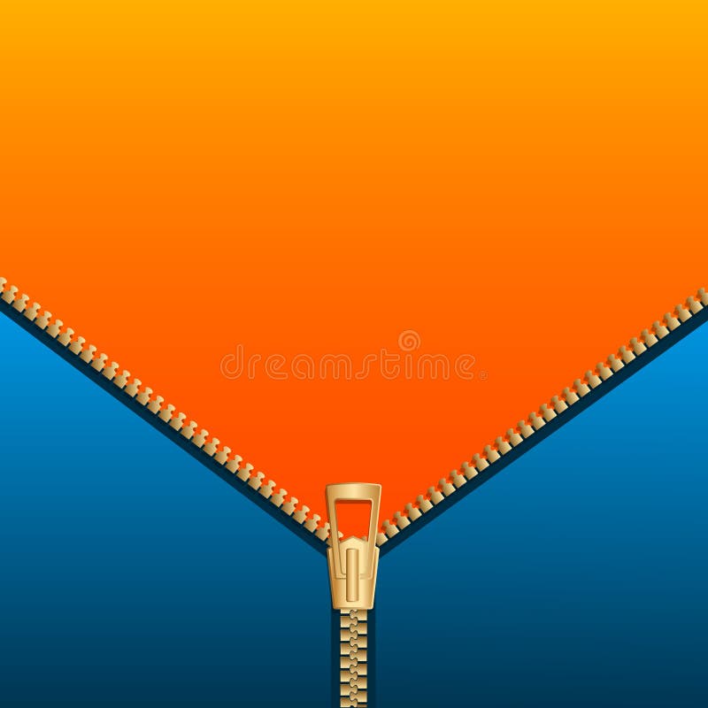 Background with Zipper. Abstraction. Bright Colors. Vector Image. Stock ...