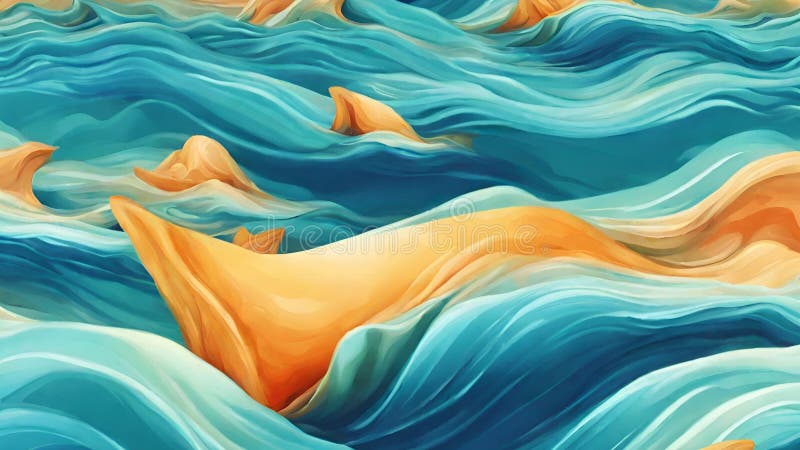 Abstract Sea Theme Background with Realistic Photography and High Ai ...