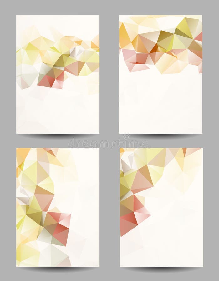 Backgrounds with Abstract Triangles Stock Vector - Illustration of ...