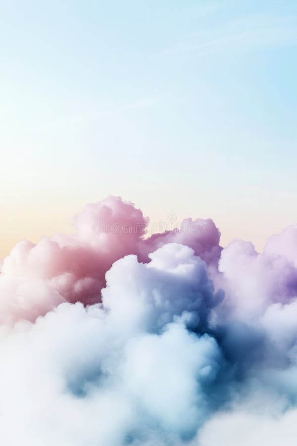 Pastel Clouds Background,Pastel Background, Clouds Background Stock ...