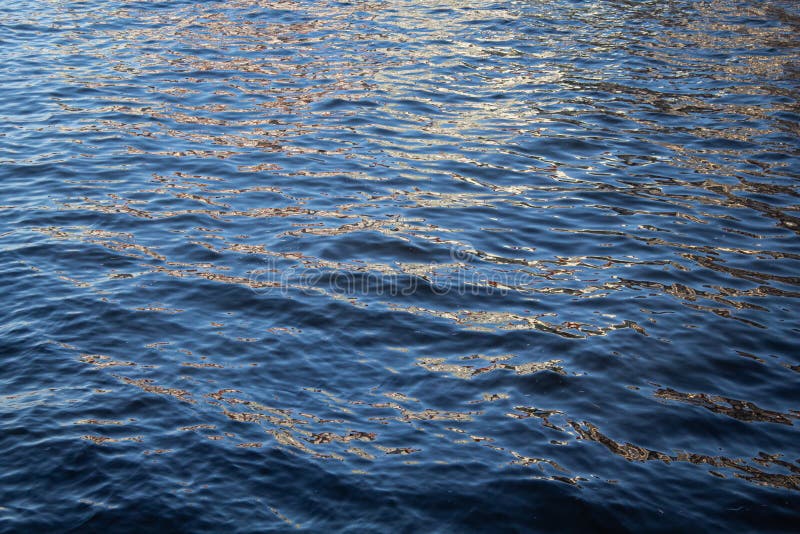 Backgrounds of Blue River with Light Ripples Stock Photo - Image of ...
