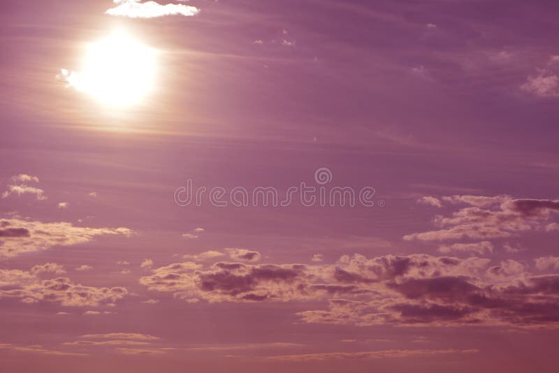 Backgrounds on Ocean Sunset in July Stock Image - Image of blue, cloud ...