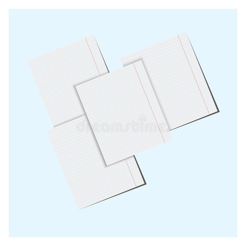Backgrounds with Paper Sheets Stock Vector - Illustration of copy, book ...