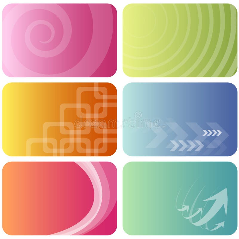Backgrounds set stock vector. Illustration of digital - 20121357