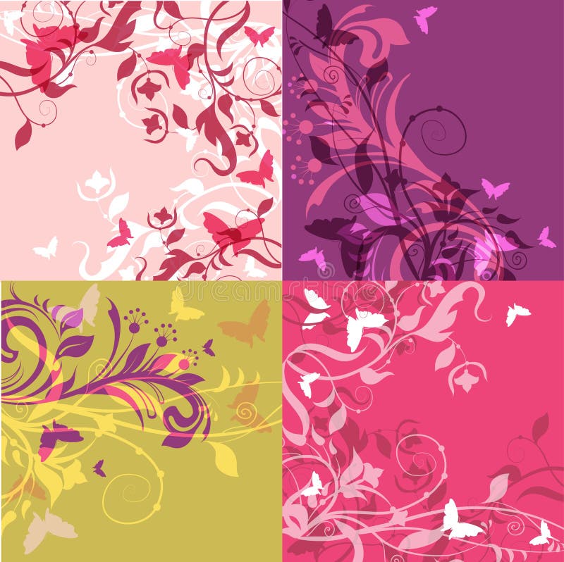Backgrounds set stock vector. Illustration of design - 20853193