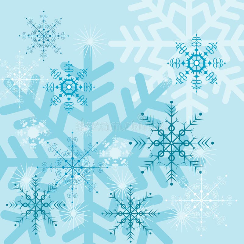 Backgrounds with Snowflakes Stock Vector - Illustration of ...